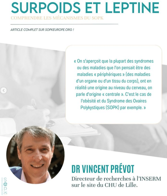 Obésité et leptine : implication du cerveau dans l'obésité